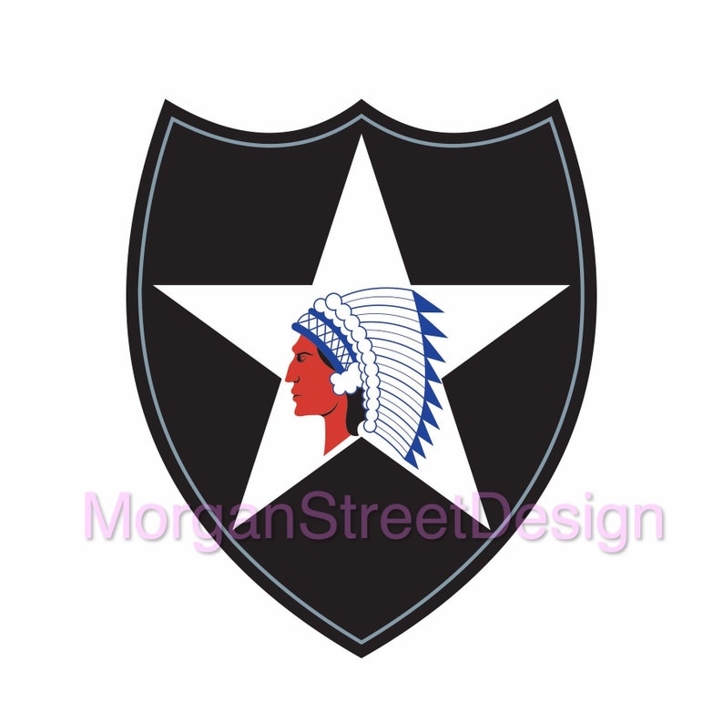 2nd Infantry Division Die Cut Vinyl Decal Sticker - Etsy