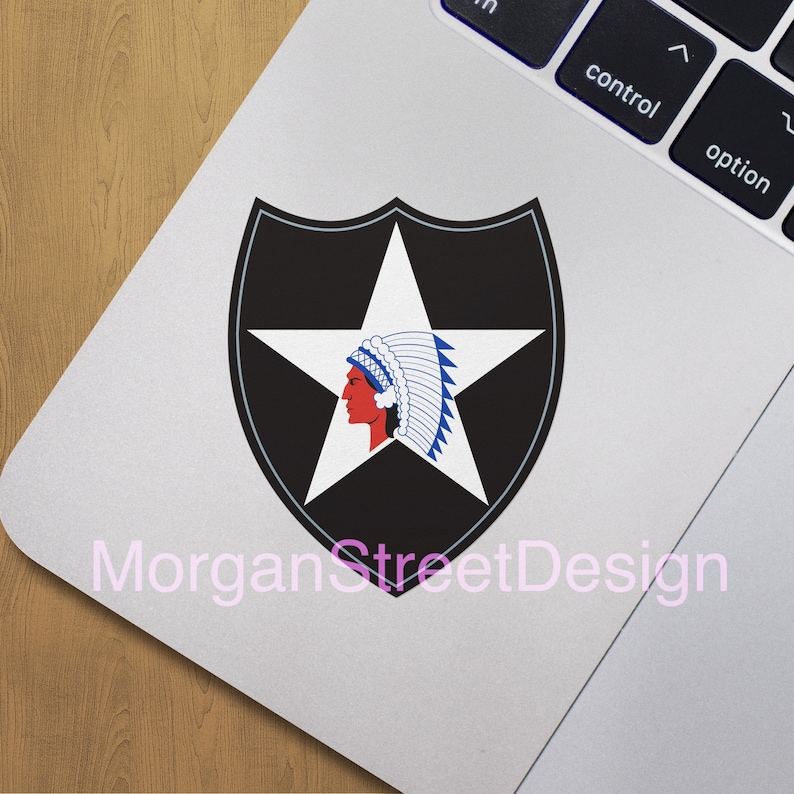 2nd Infantry Division Die Cut Vinyl Decal Sticker | Etsy