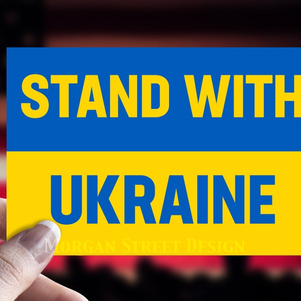 Ukrainian Window Sticker - Etsy