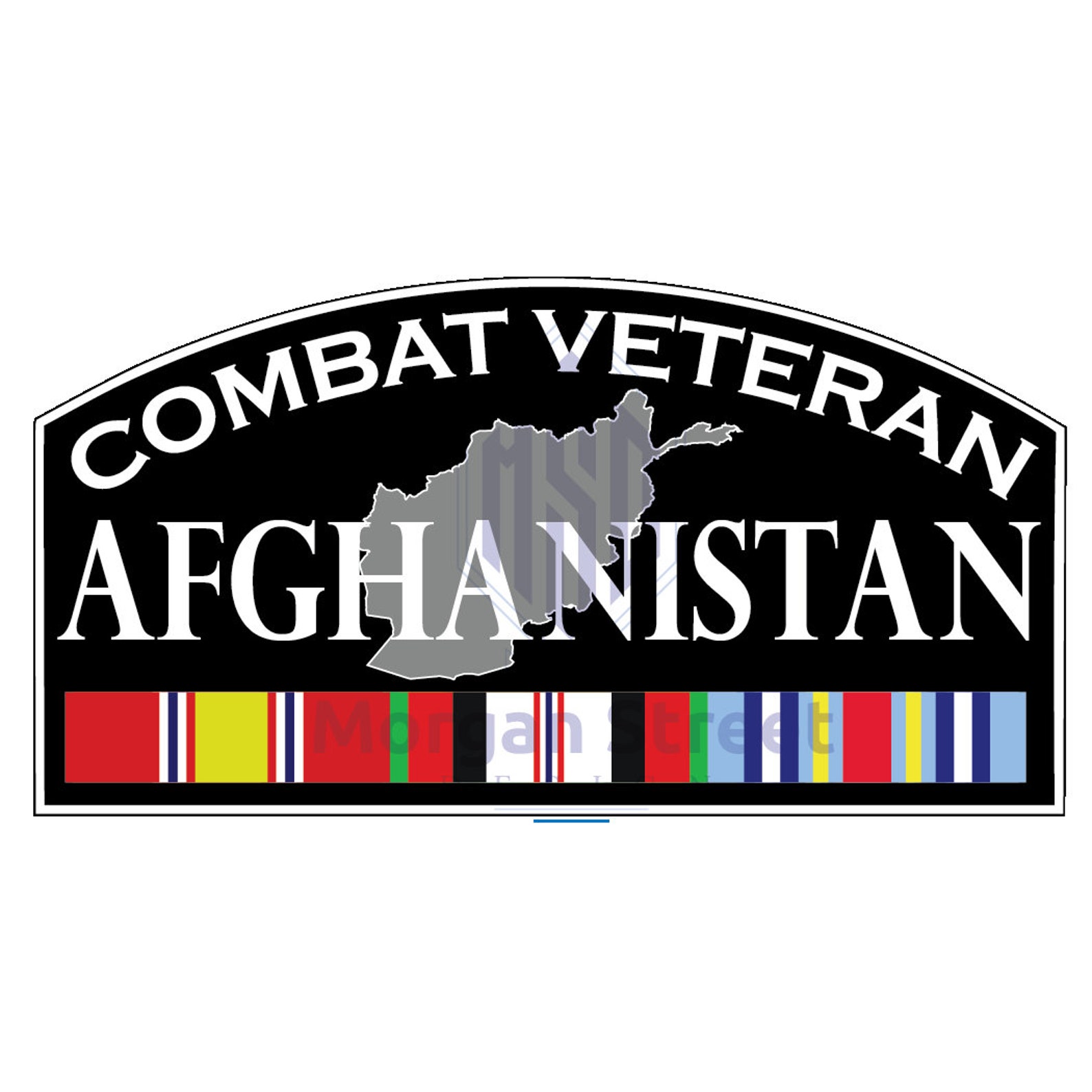 Afghanistan Combat Veteran Die Cut Vinyl Decal Sticker - Etsy