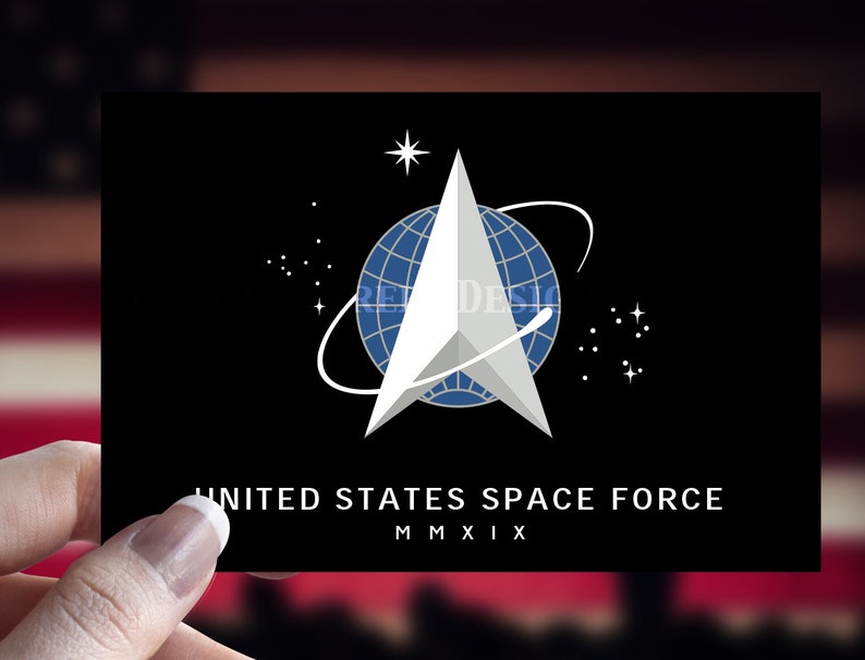 United States Space Force Flag Vinyl Decal 5 X 3 - Etsy