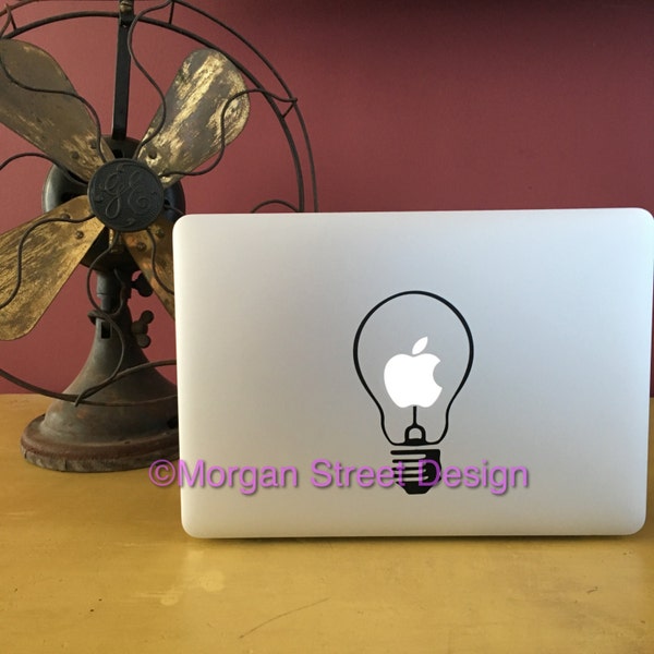 MacBook Light Decal - Etsy