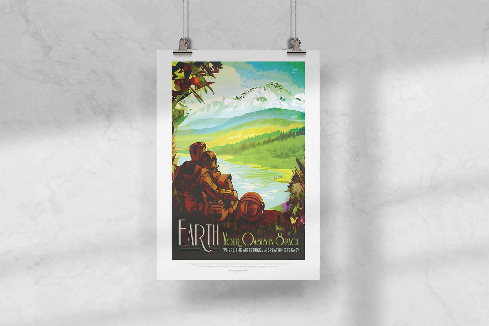 Earth Your Oasis in Space Exoplanet Space Tourism Travel - Etsy