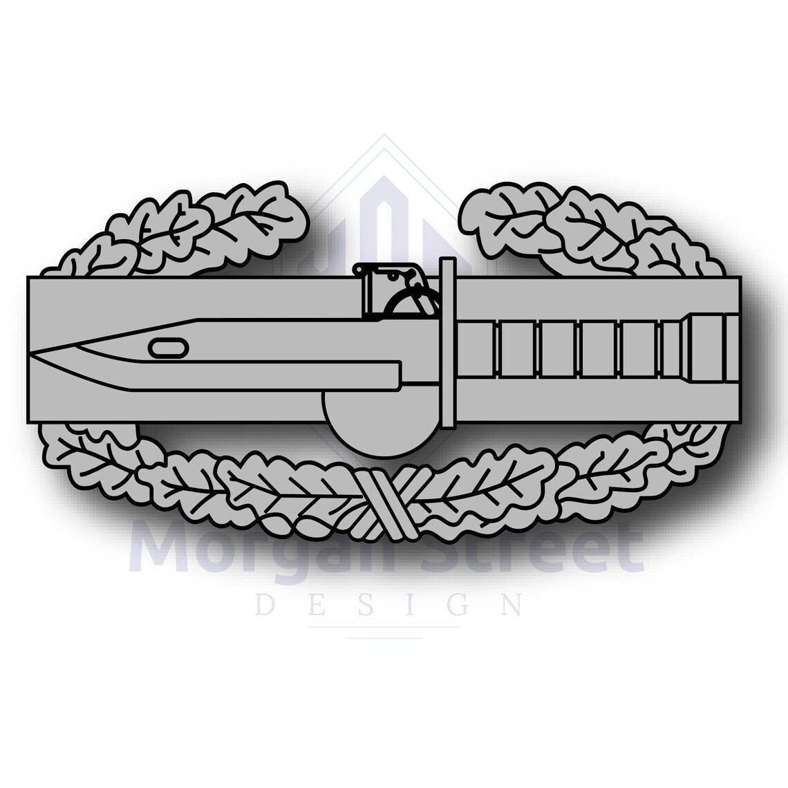 Combat Action Badge Die Cut Vinyl Decal Sticker - Etsy