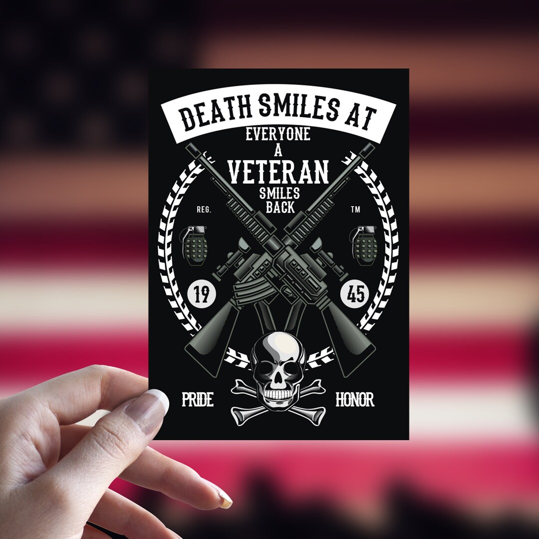 Veteran Vinyl Decal Sticker Army, Marines, USAF, Navy - Etsy