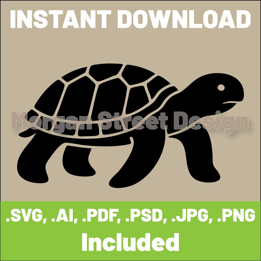 Sea Turtle SVG | PNG | JPG | Cricut & Silhouette Cutting File | Instant ...