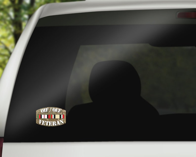 OIF/OEF Operation Iraqi Freedom Multicam Veteran Vinyl Decal | Etsy