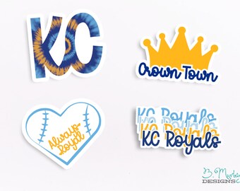 Kc Royals Stickers | Etsy