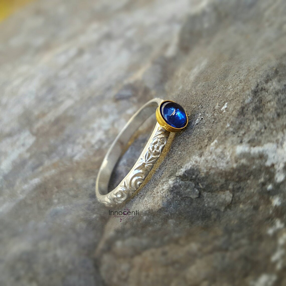 Spinel Ring Spinel Engagement Ring Blue Spinel Ring Blue Stone - Etsy