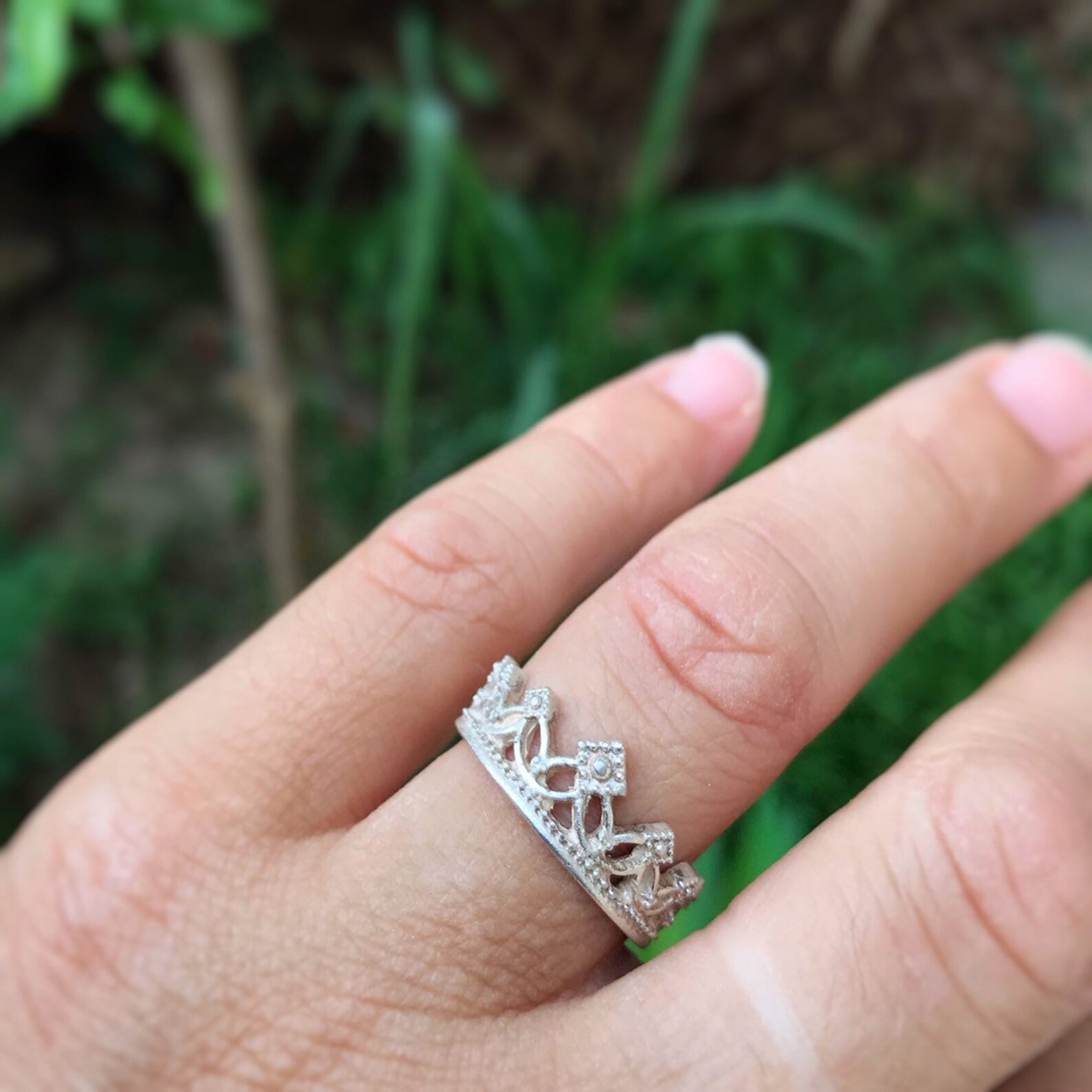 Gold Crown Ring Silver Crown Ring 18th Birthday Gift Rose - Etsy