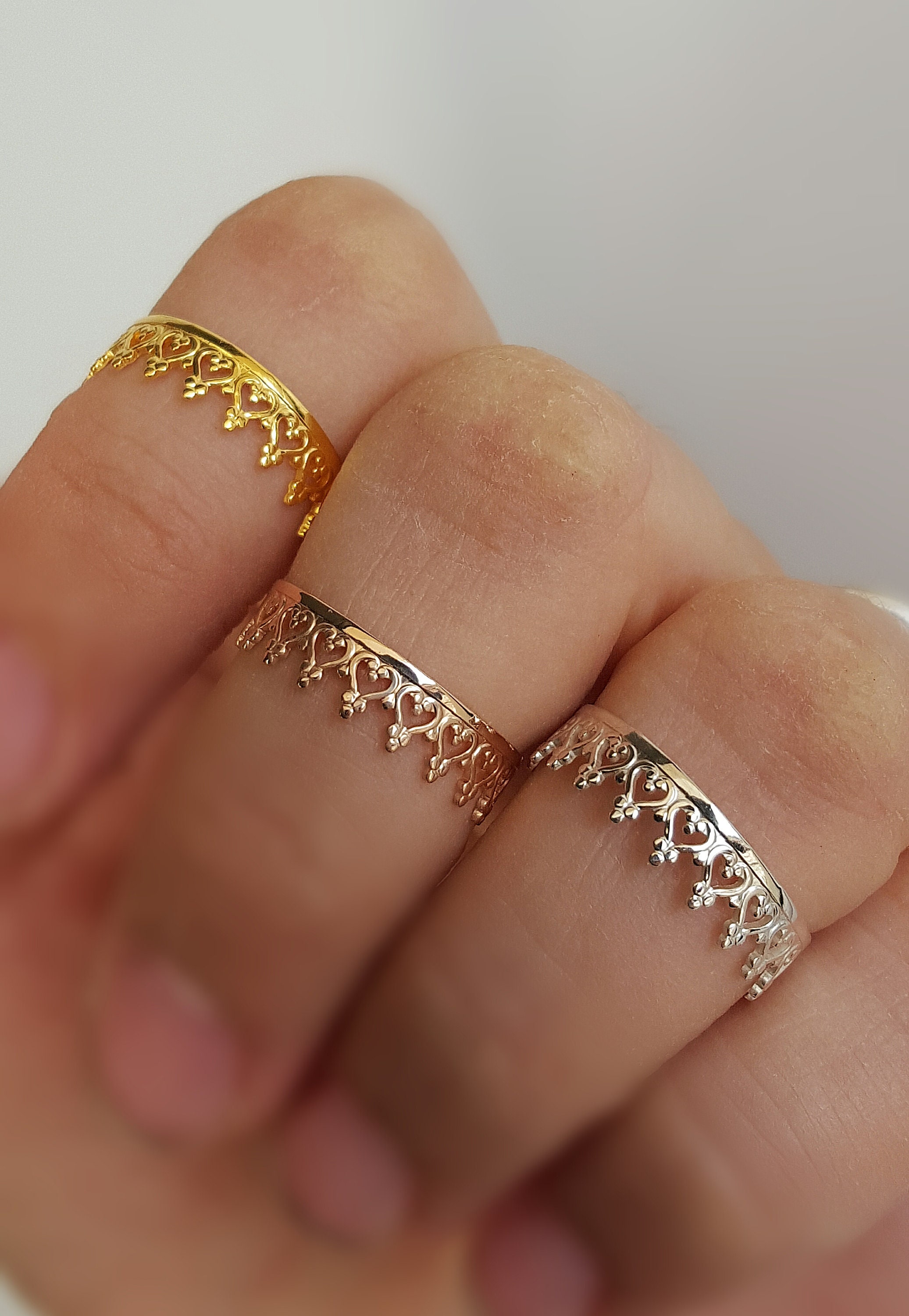 Gold Crown Ring Princess Crown Ring Gift Ideas For | Etsy