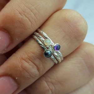 Stacking Rings Set, Stack Ring Set, Stackable Ring Set - Etsy