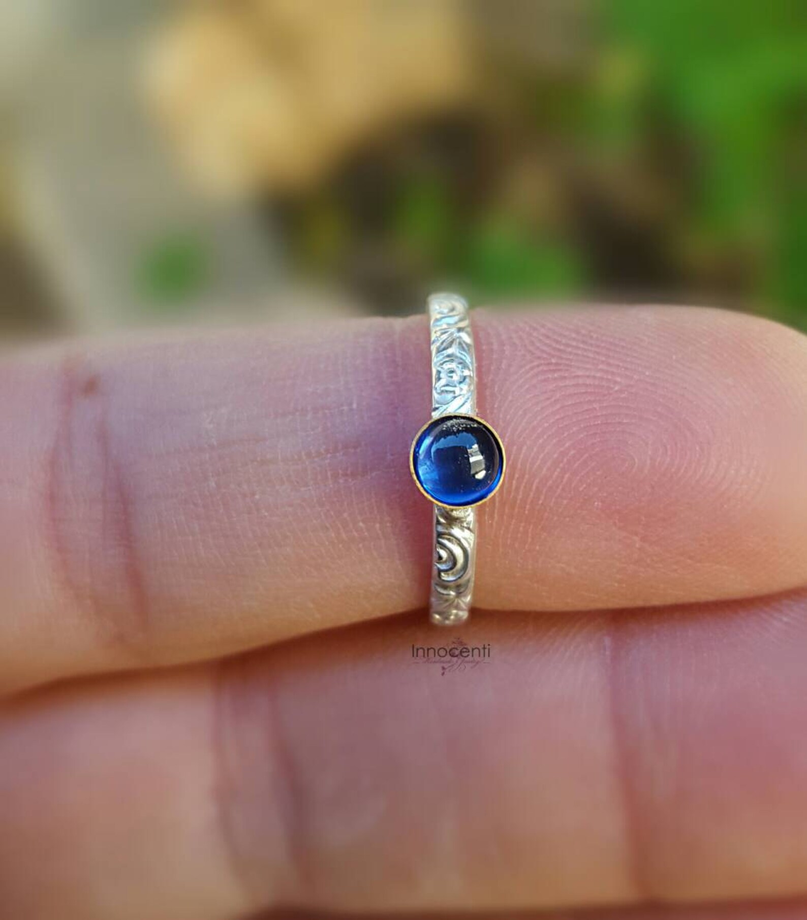 Spinel Ring Spinel Engagement Ring Blue Spinel Ring Blue Stone - Etsy