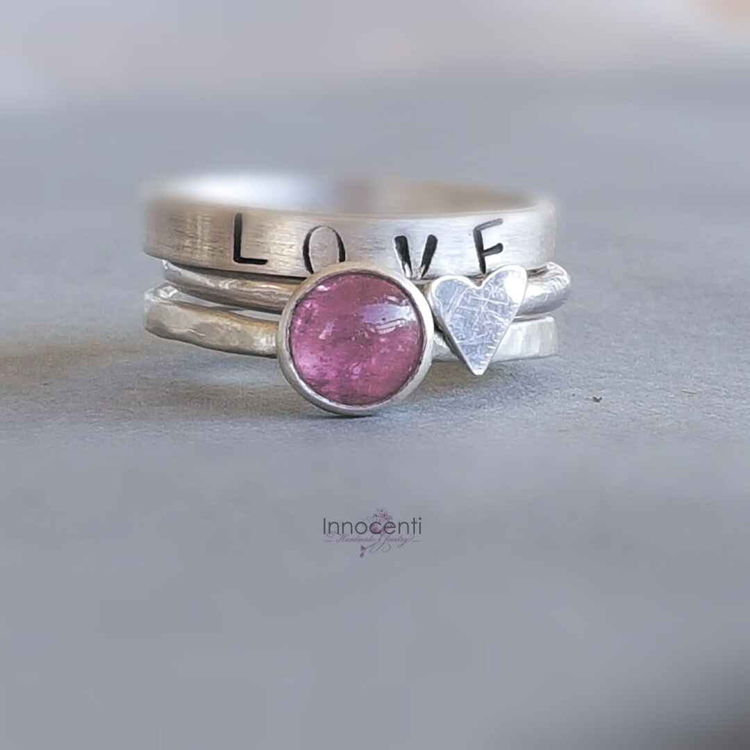Graduation Gift Stacking Rings Love Gift Gift for Her Wife Gift ...