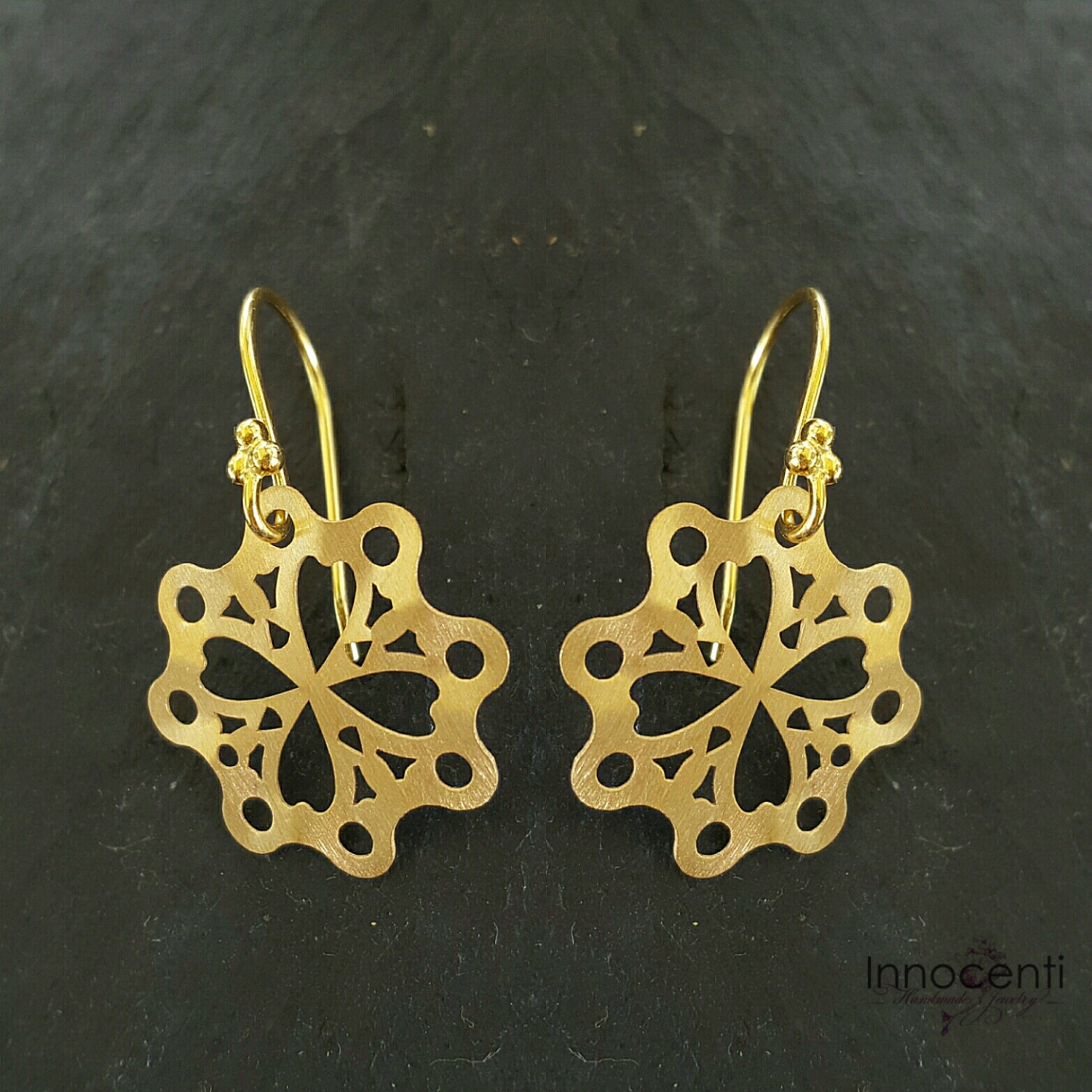 Dangle Earrings Gold Dangle Gold Earrings Earrings Dangle Gold Etsy