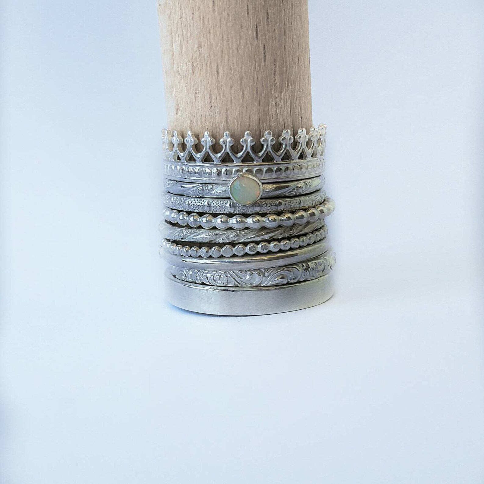 Stacking Rings Stacking Rings Set Love Gift Gift for Her | Etsy