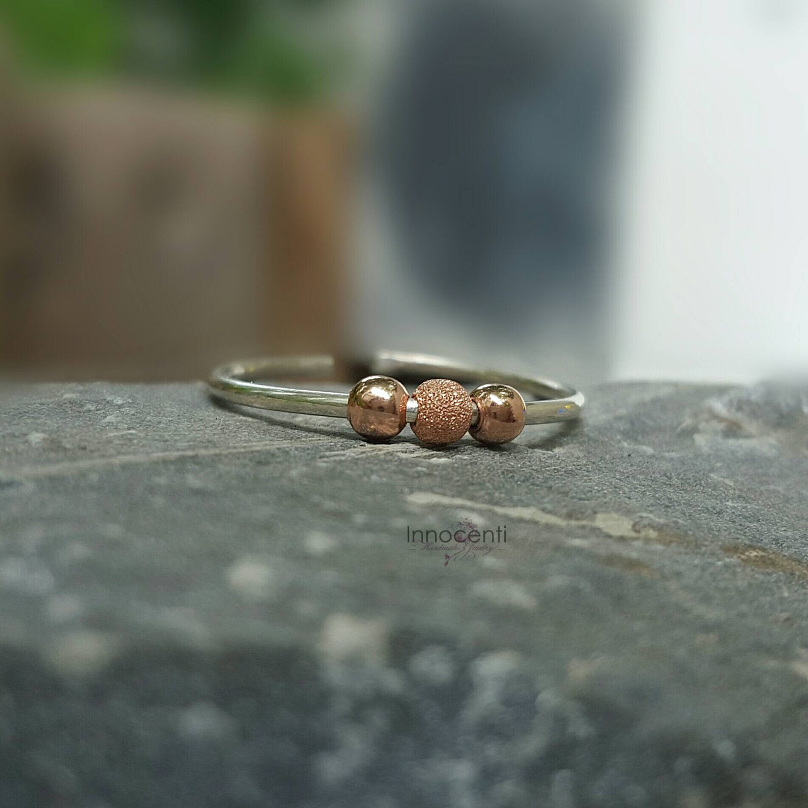 Adhd Fidget Ring Fidget Ring Adhd Jewelry Rose Gold Bead - Etsy UK