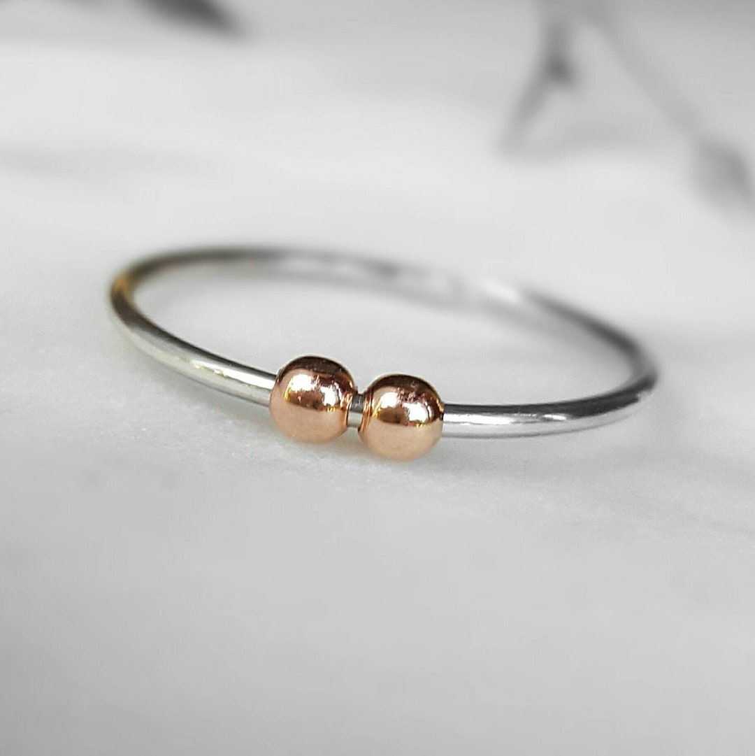 Worry Ring, Fidget Ring, Anxiety Ring, Self Care Gift, Spinner Ring ...