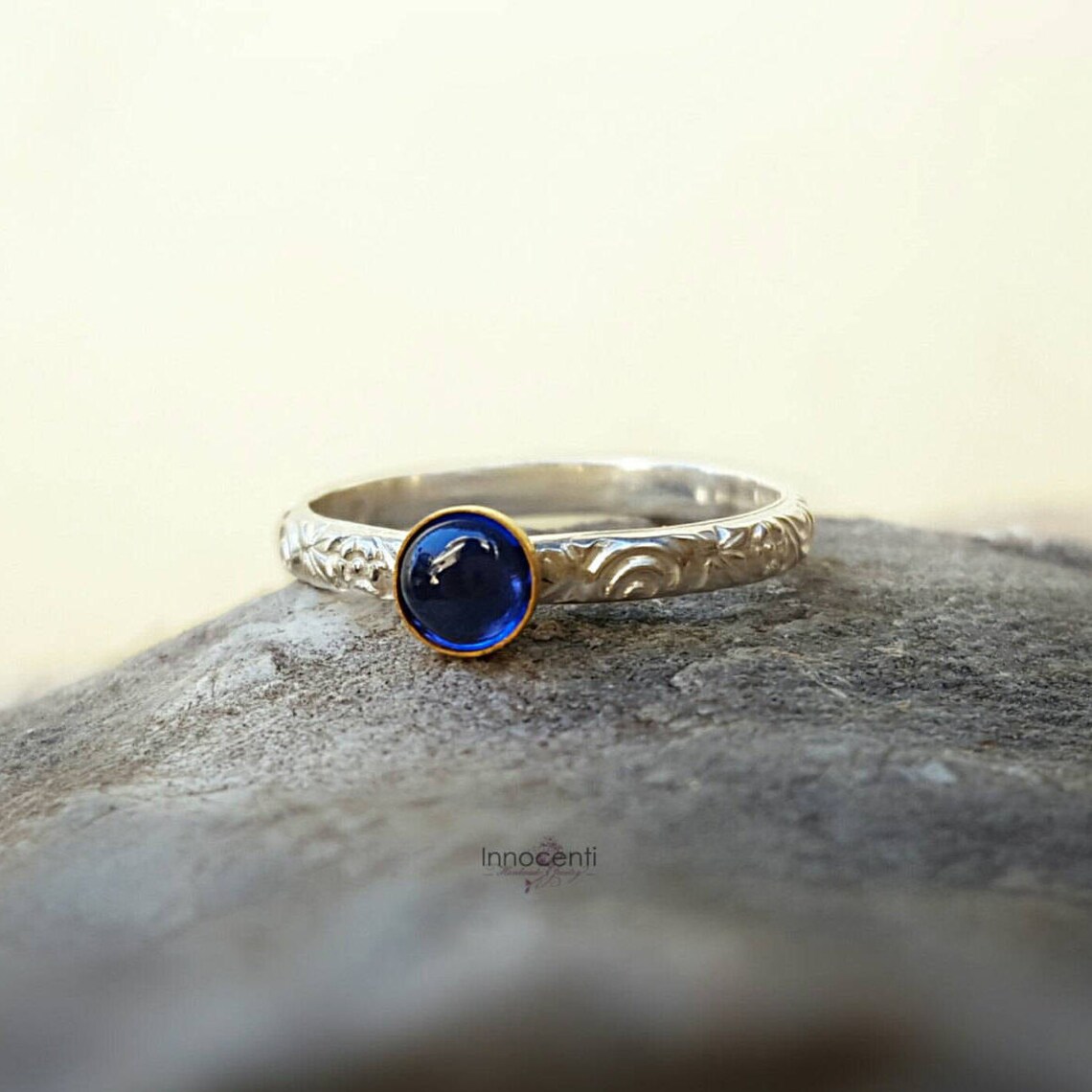 Spinel Ring Spinel Engagement Ring Blue Spinel Ring Blue Stone - Etsy
