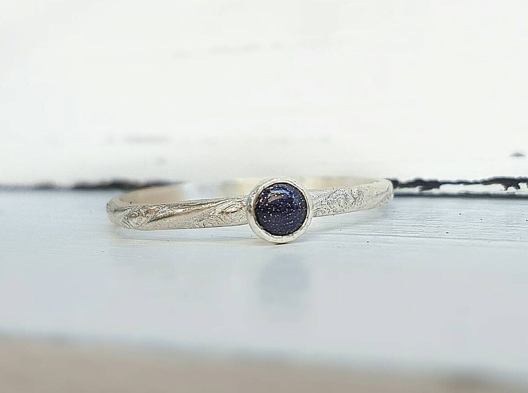 Blue Goldstone Ring Constellation Ring Universe Ring Galaxy - Etsy New ...