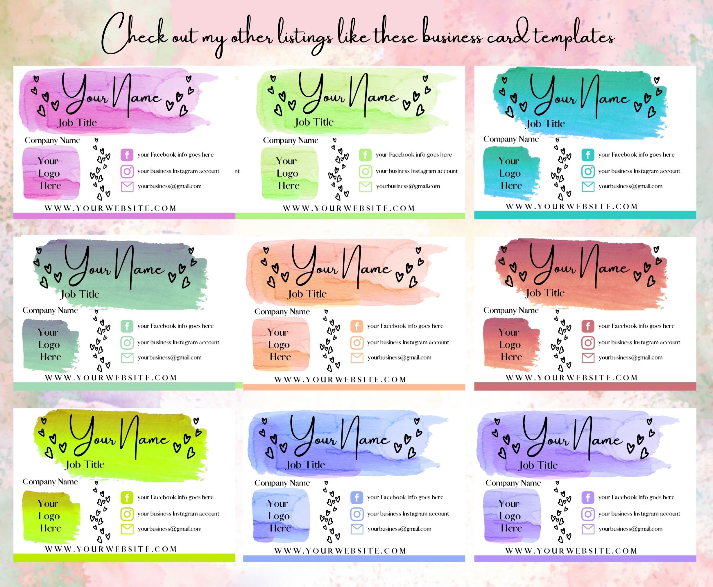 Landscape Digital Folded Greeting Card Template Outline 5x7 CANVA ...