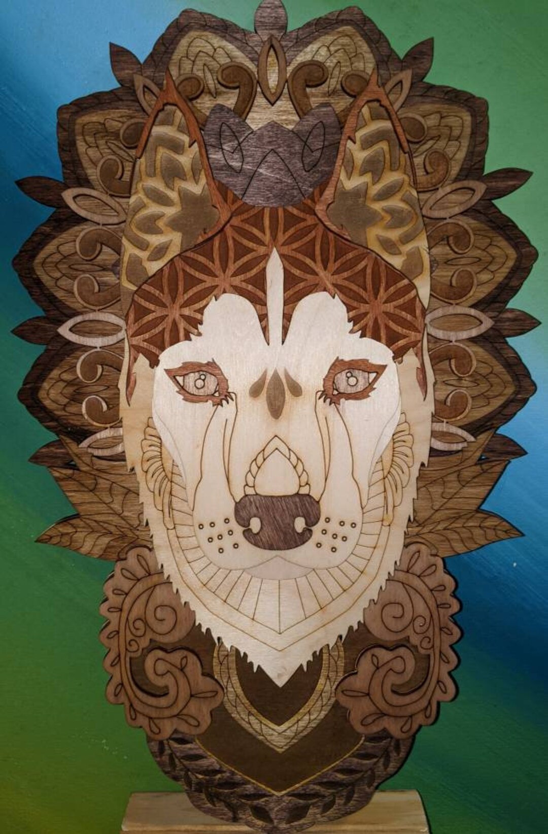 Husky Laser Cut Wooden Wall Art Sculpture - Etsy