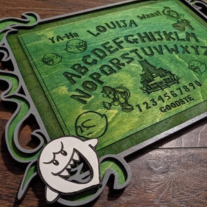 Louija Board Luigi Themed Ouija Board With Boo Planchette - Etsy