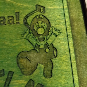 Louija Board Luigi Themed Ouija Board With Boo Planchette - Etsy