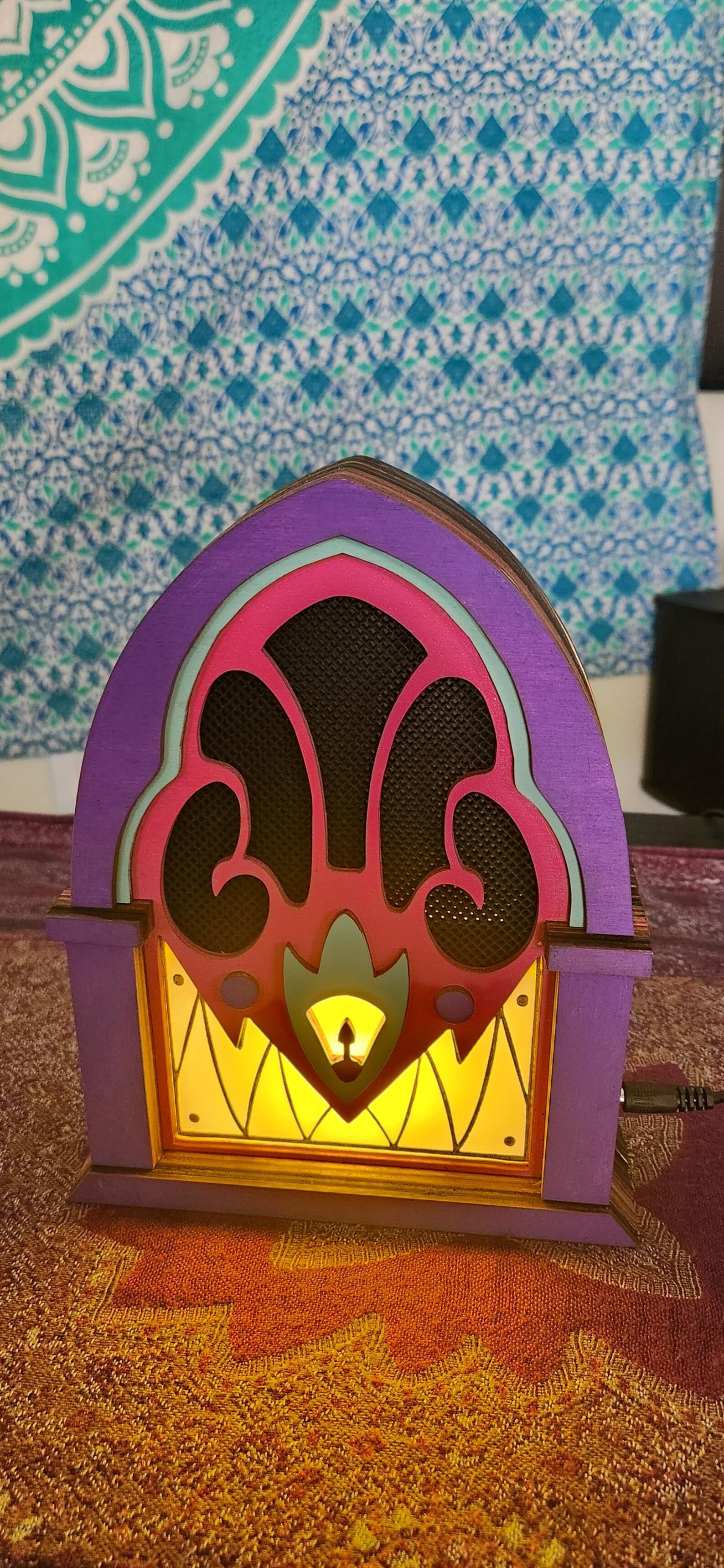 Alastor Radio Cosplay Prop: Laser Cut Wooden Clam Shell Bag - Etsy