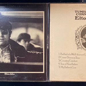 Vintage Vinyl Elton John Tumbleweed Connection. 1970 Includes Inner ...