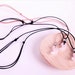 Magatama Necklace, Rose Quartz, Japanese Talisman, Small Magatama ...