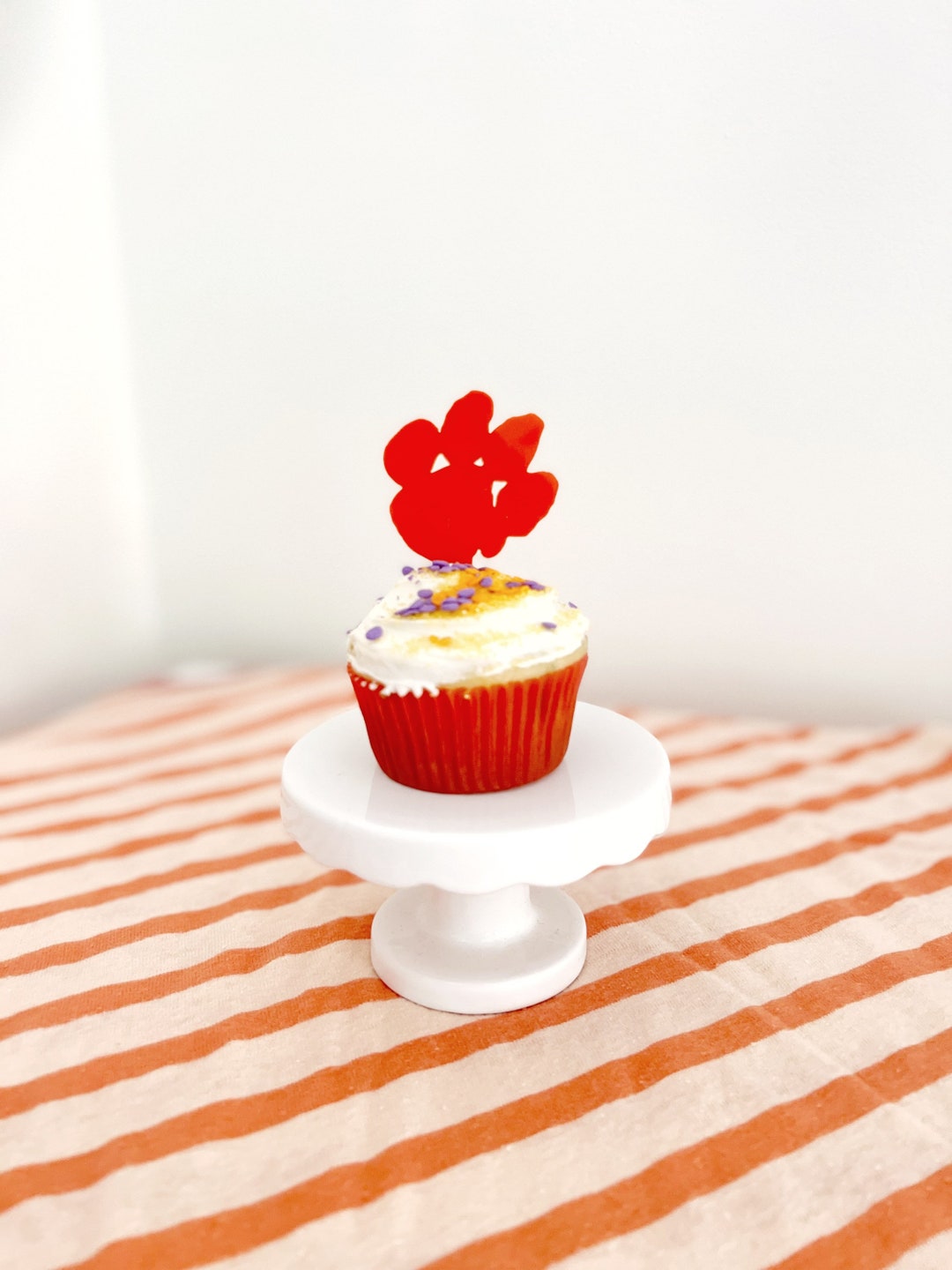 Clemson Cupcake Topper Set - Etsy