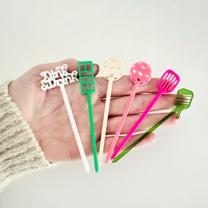 Pickleball Food Pick/skewer Set PINK - Etsy
