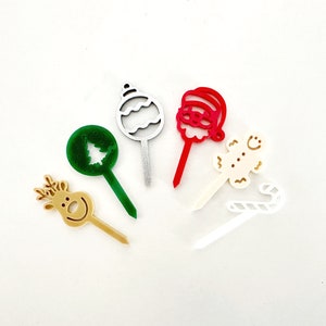 Christmas MINI Food Picks - Etsy