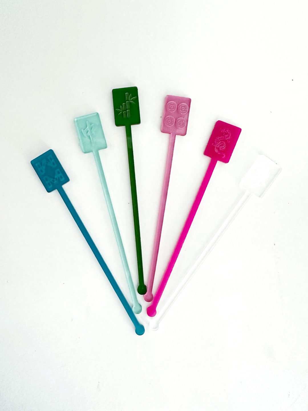 Mahjong Stir Stick Set - Etsy