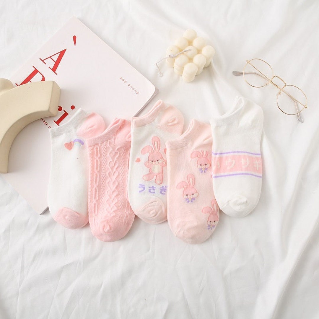Kawaii Usagi Ankle/boat Socks - Etsy