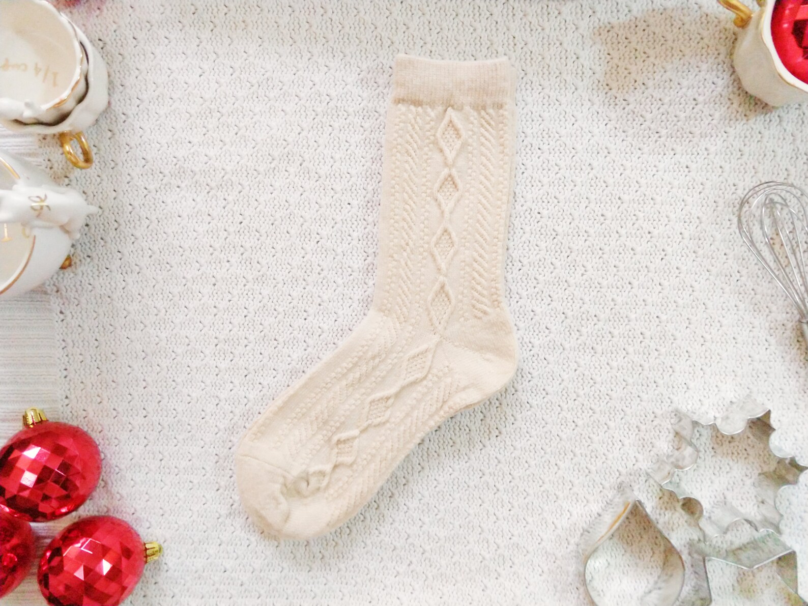 Gingerbread Bears Socks Crew Socks Perfect for Fall and - Etsy