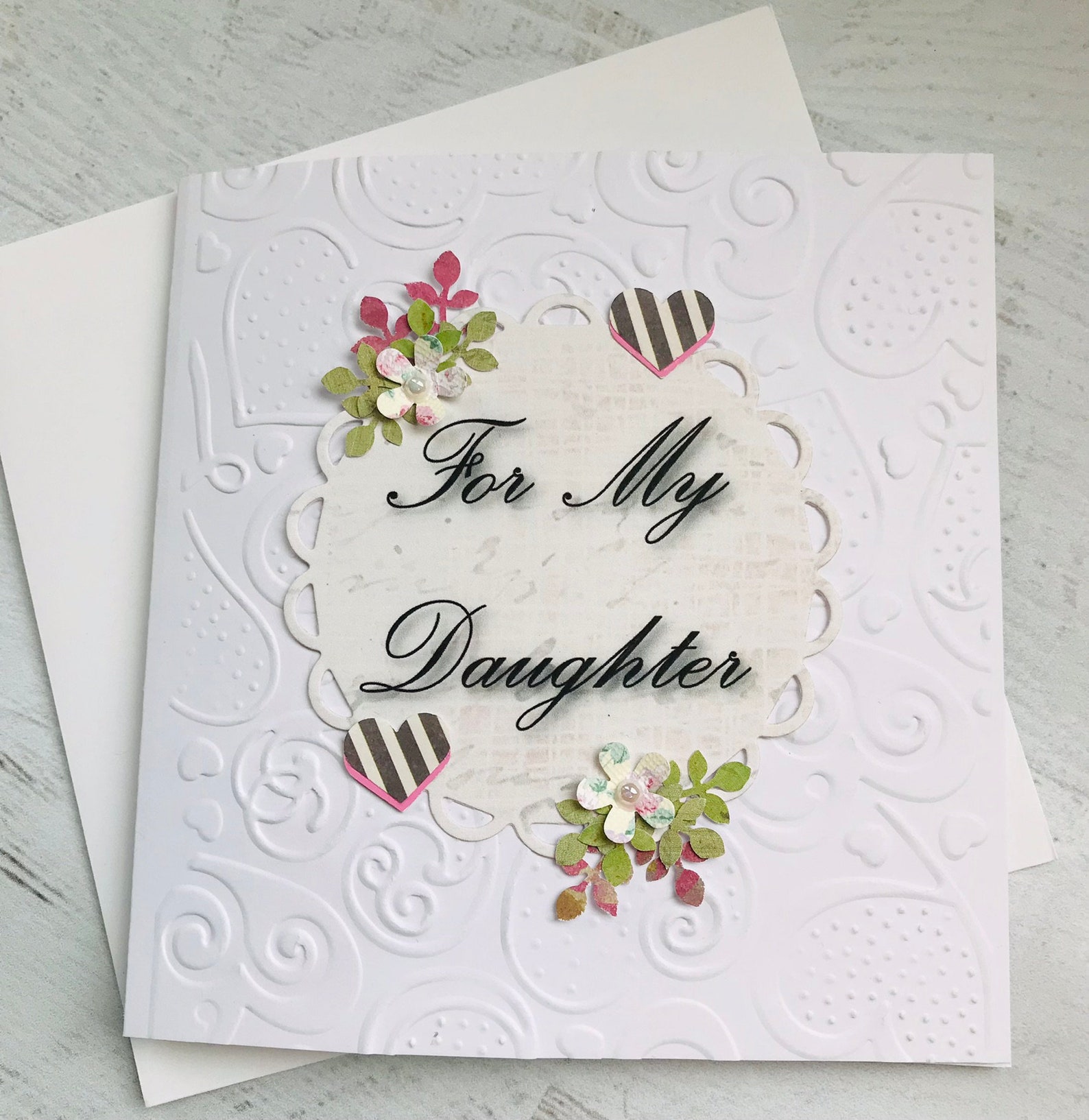 Daughter Card for My Daughter Birthday Card Just Because - Etsy