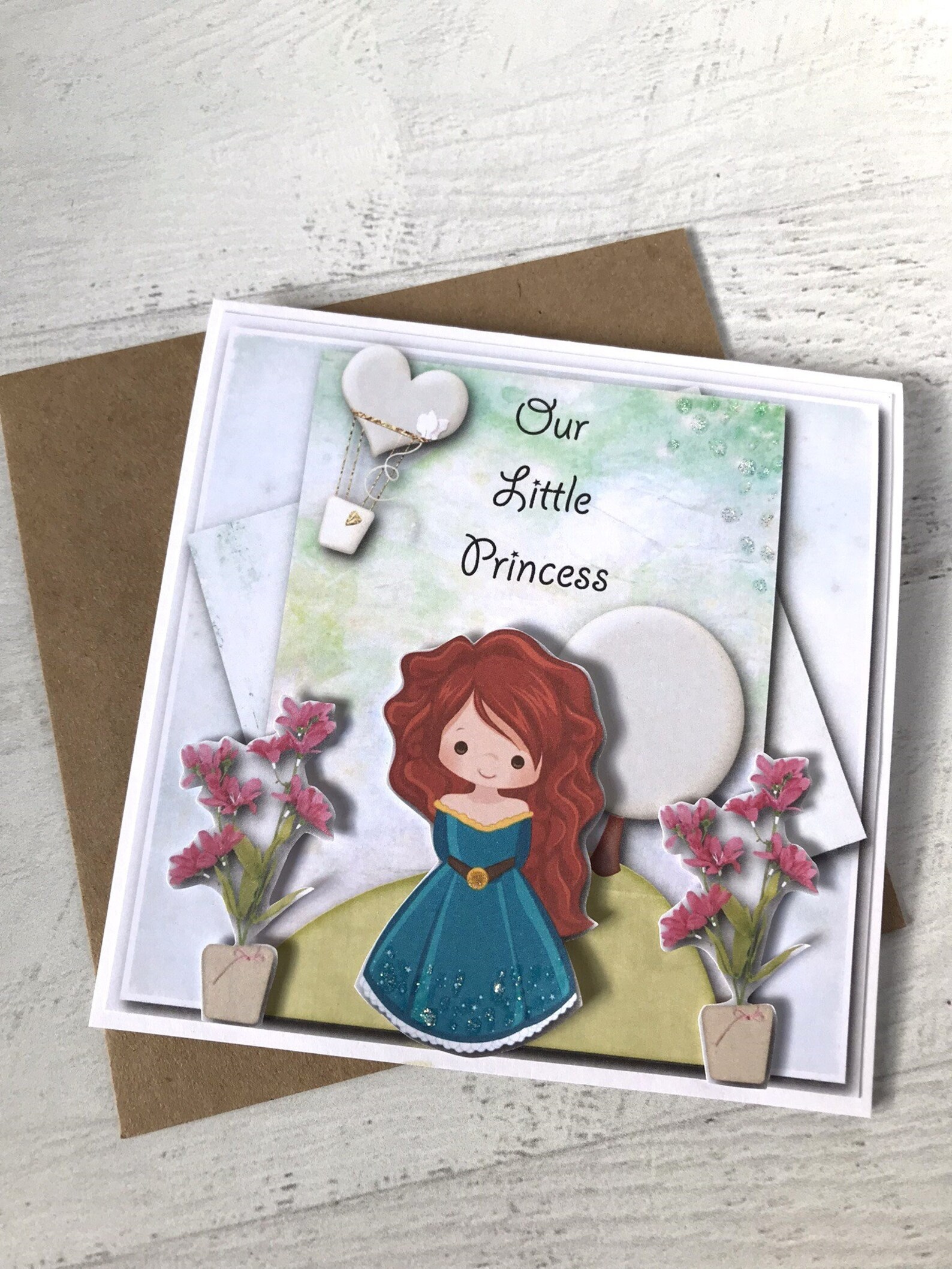Our Little Princess Card Birthday Cards Princess Birthday - Etsy