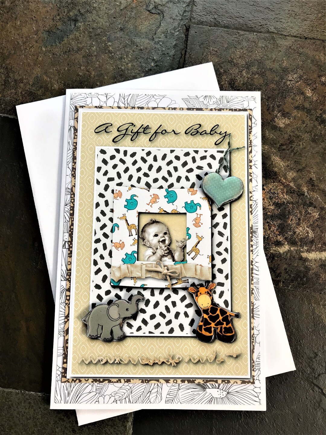 Baby Shower Card, A Gift for Baby, Mom to Be Card, Gift for the New ...