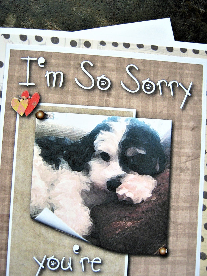 I'm Sorry Card Ruff Day Card Thinking of You in My - Etsy