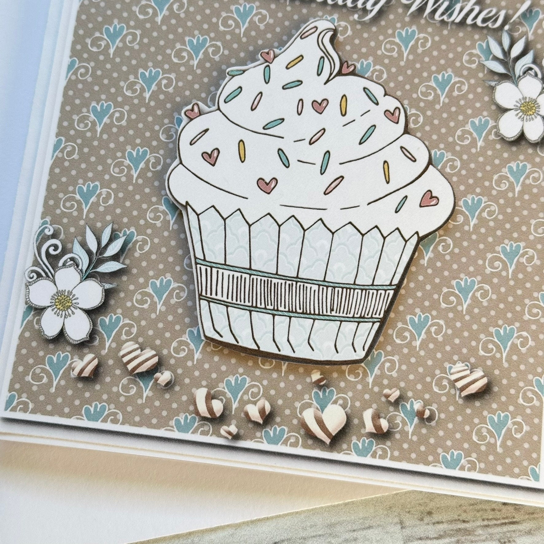Sweet Birthday Wishes Cupcake Card, Daughter Birthday, Birthday for ...