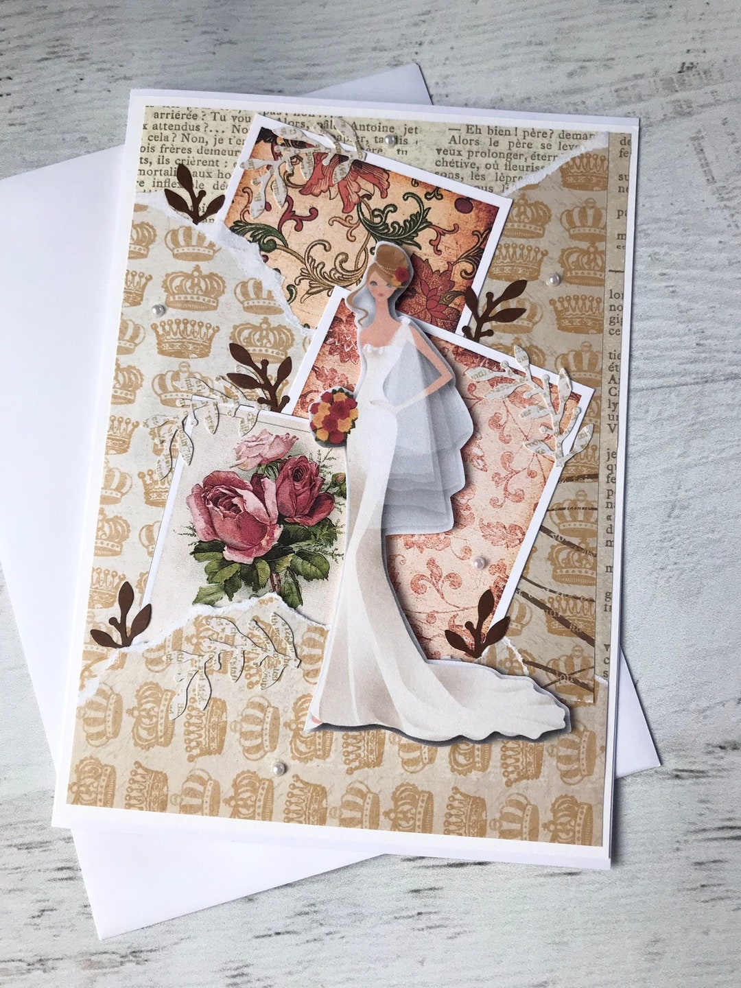 Handmade Bride to Be Card Bridal Shower Card, Bridal Shower Gift Card ...