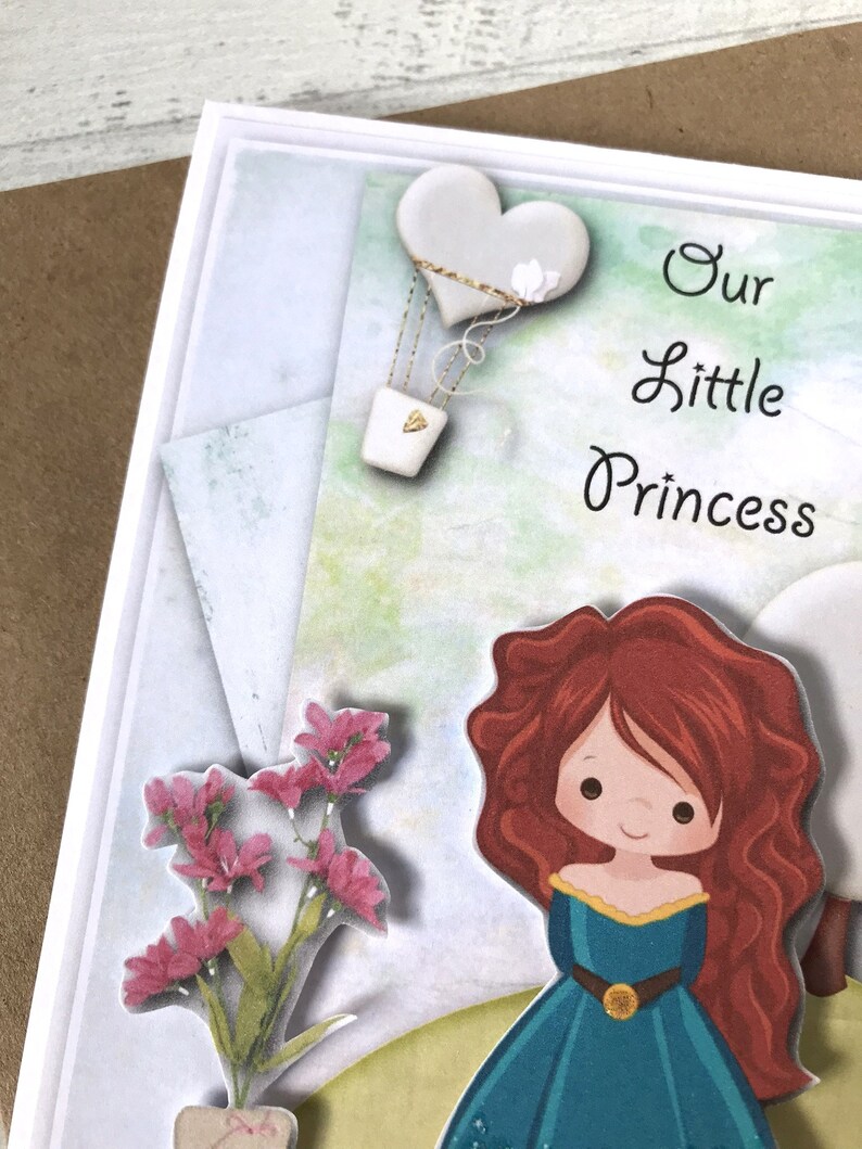 Our Little Princess Card, Birthday Cards, Princess Birthday, Red Hair ...