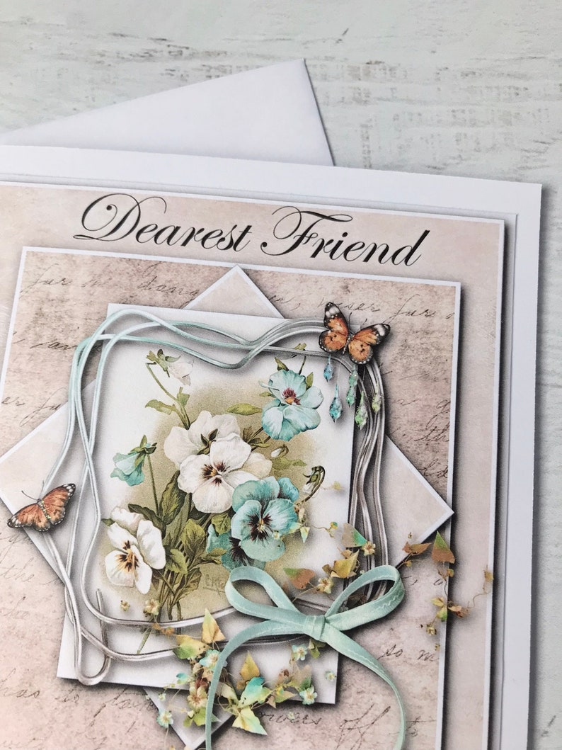 Thinking of You Card, Dearest Friend, Friendship Card, Just Because - Etsy