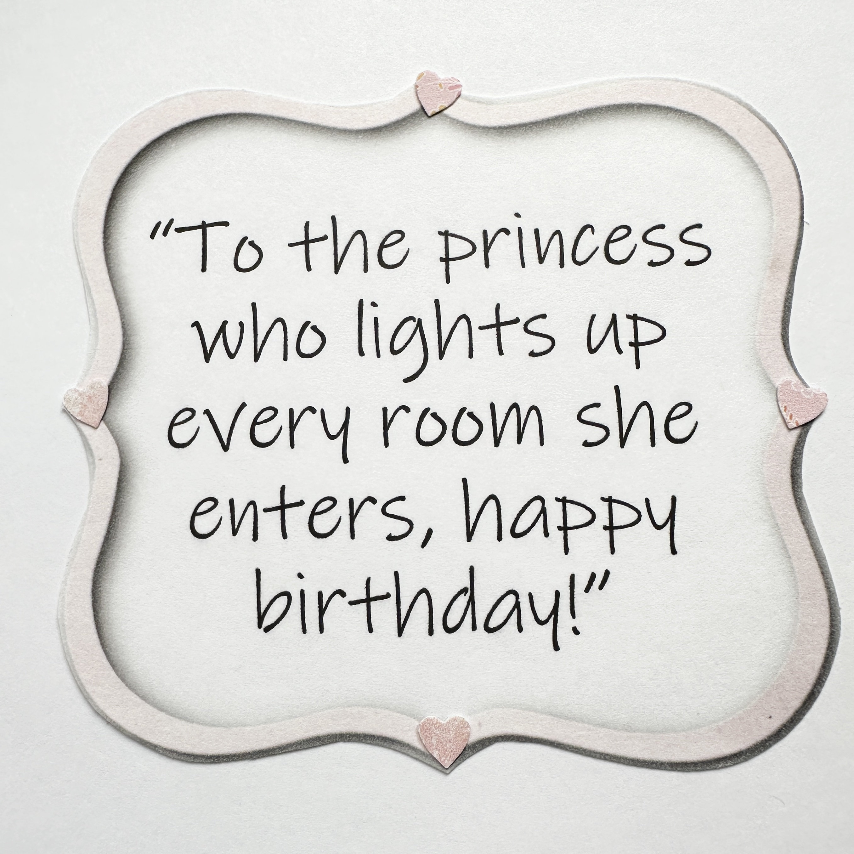 Princess Birthday Card With Rhinestones and Pearls - Etsy