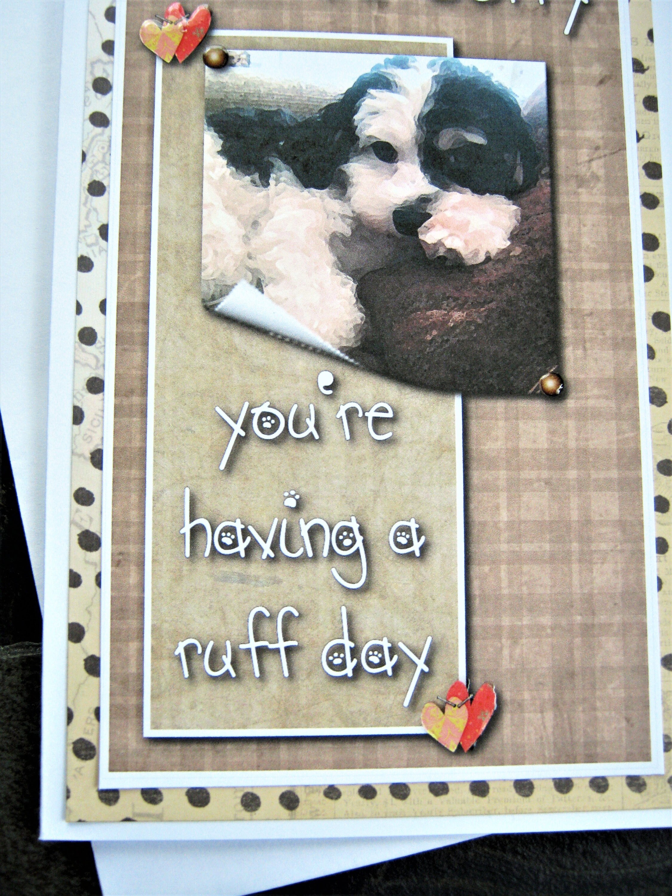 I'm Sorry Card, Ruff Day Card, Thinking of You, in My Thoughts ...