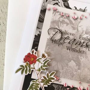 Encouragement Card, Inspirational Quote Card, Support Card for Friends ...