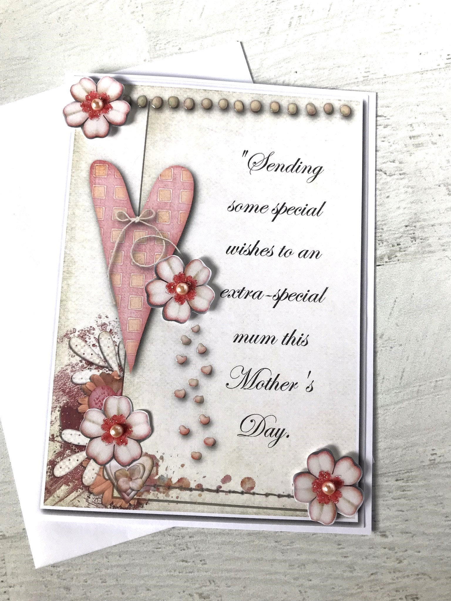 Mothers Day Card Happy Mothers Day Stepmom Card Mum Card Holiday