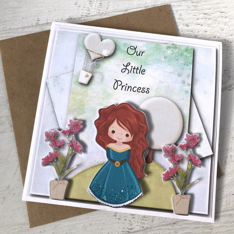 Our Little Princess Card, Birthday Cards, Princess Birthday, Red Hair ...
